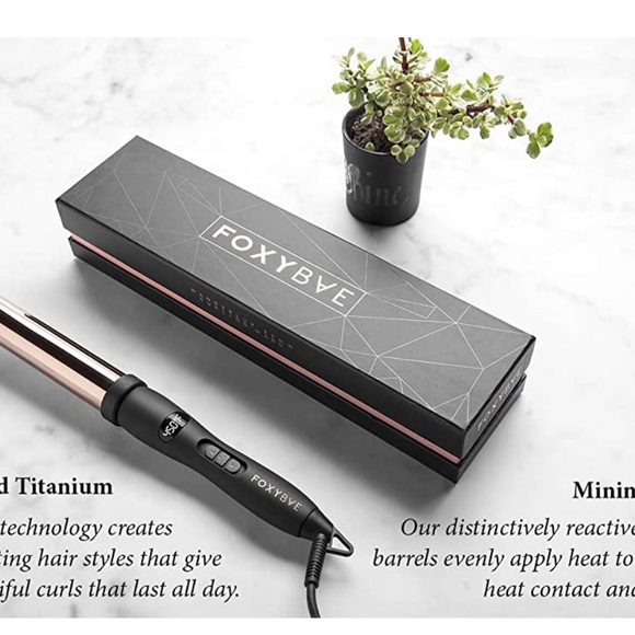 Foxy Bae | Hair | Fox Bae 32mm Rose Gold Curling Iron Wand | Poshmark